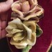 Vintage Italian Porcelain Roses on a Velvet Trestle/ Vintage Velvet ...