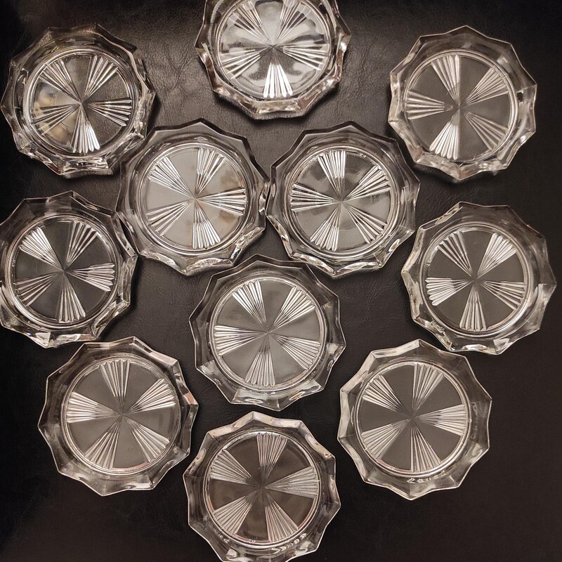 Retro Glass Coasters - Etsy