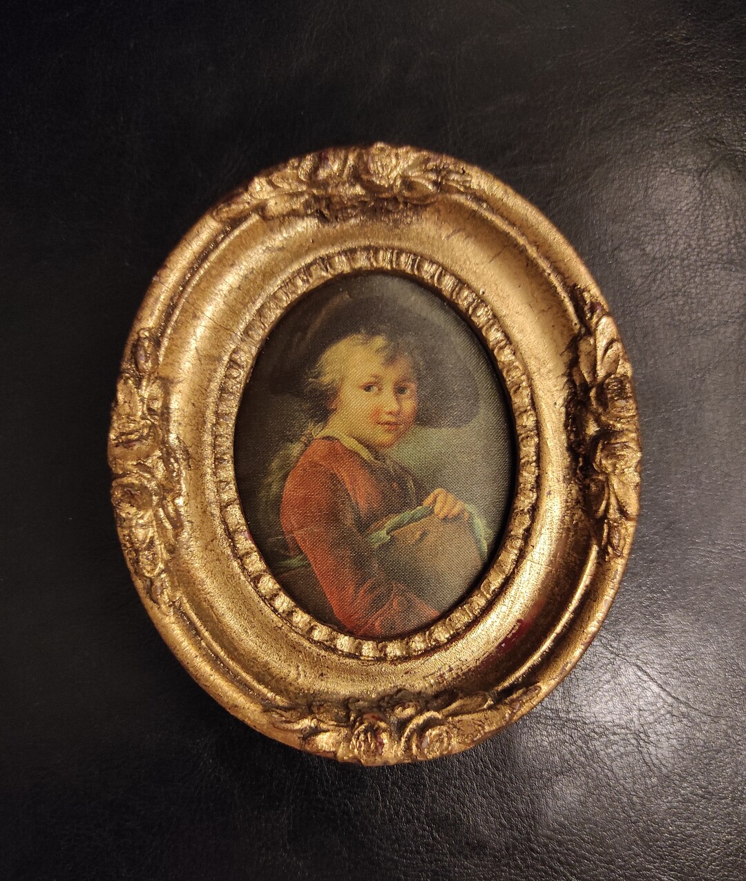 Small Vintage Italian Gold Photo Frame for Picture or Photo Old Small ...