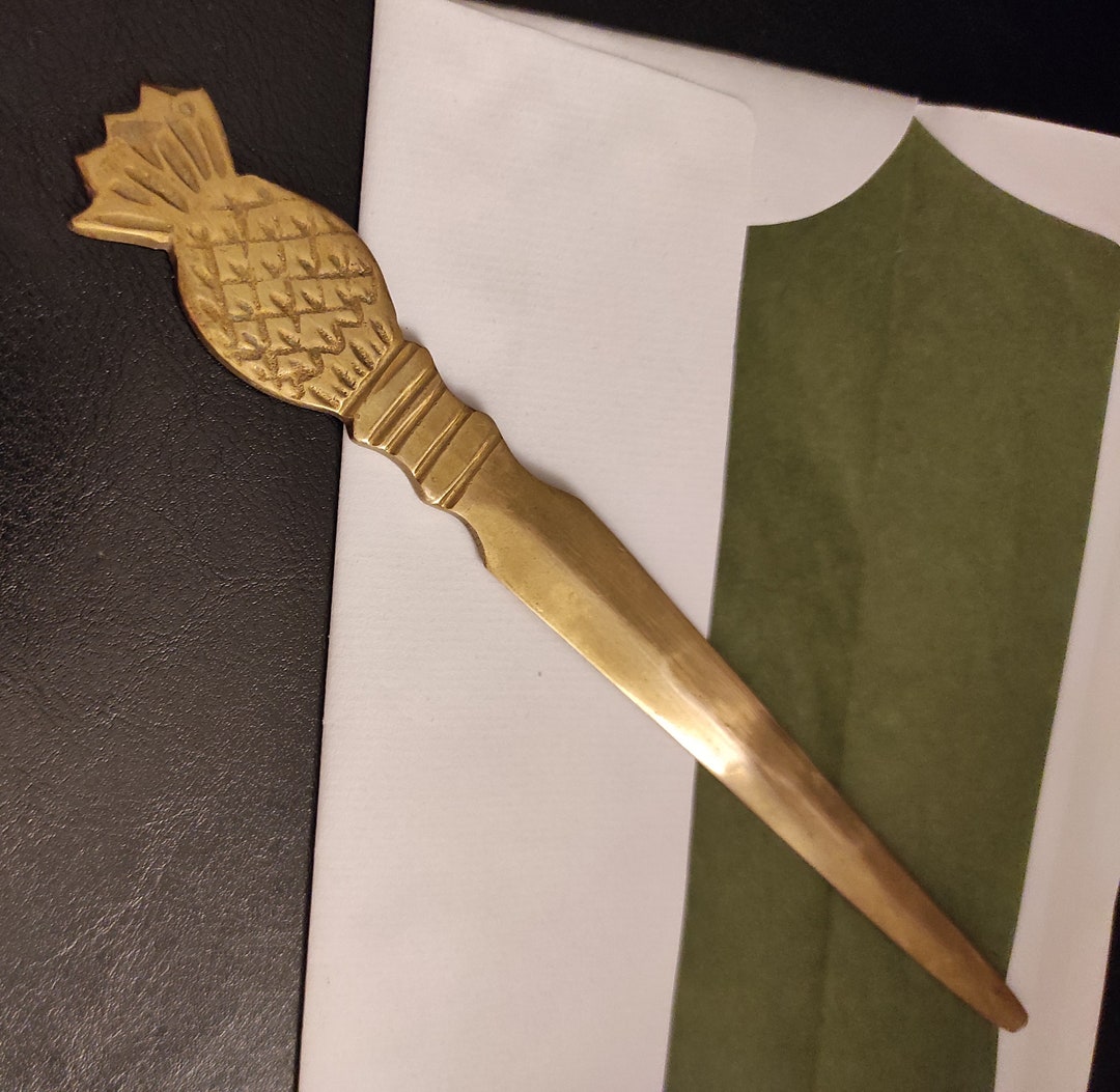 Vintage Brass Envelope Office Knife, Letter Opener, Envelope Opener ...
