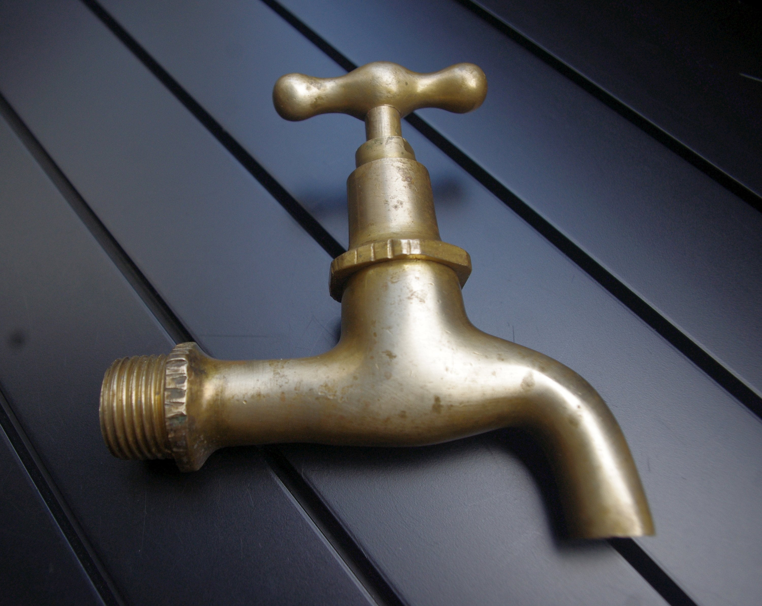 Vintage Brass Faucet Antique Brass Water Tap Etsy