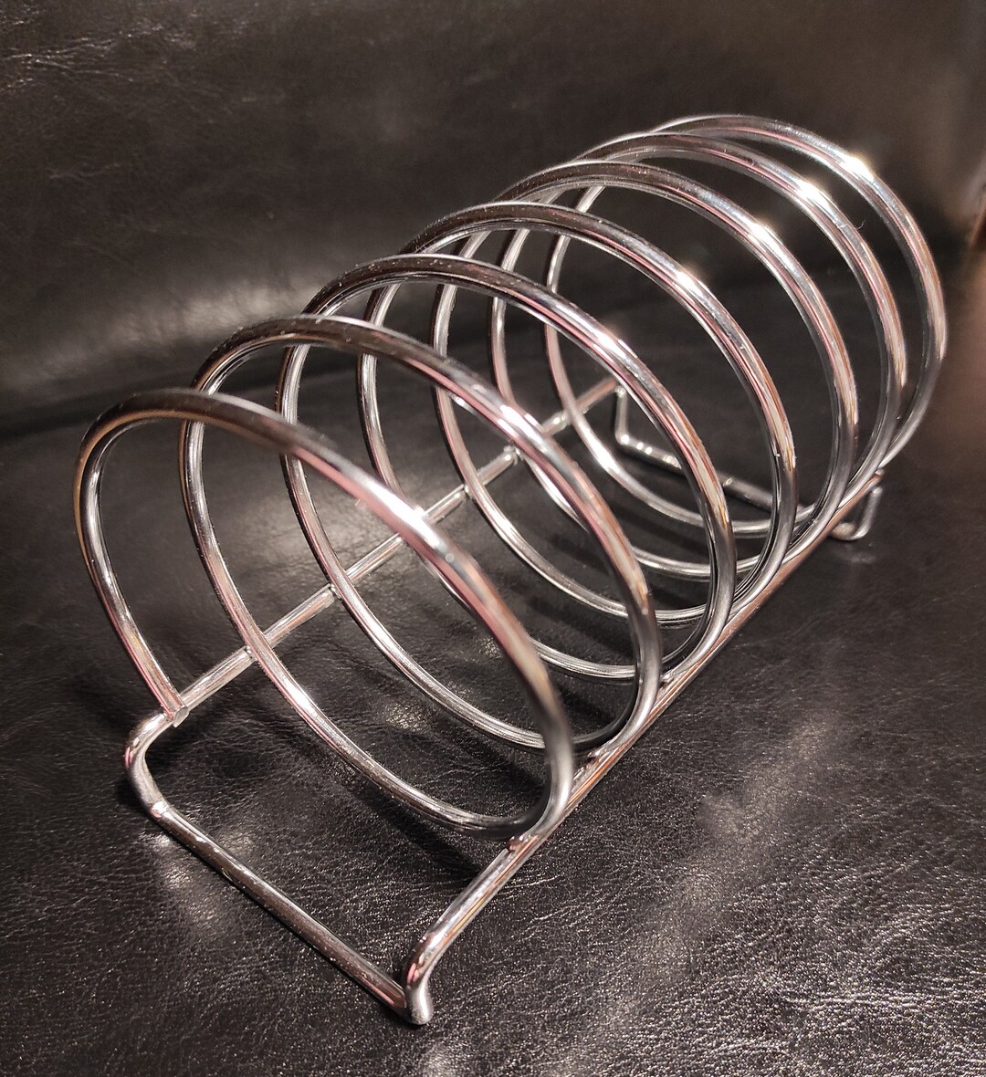 Vintage German Toast Rack/silver Tone Toast Holder/mid-century Steel ...