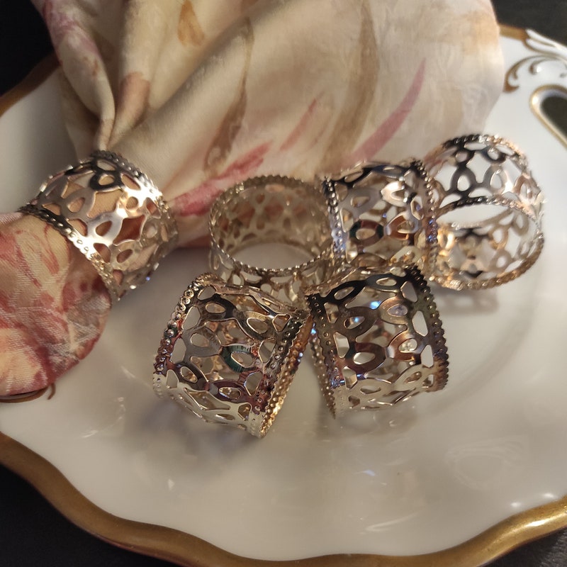 Metal Napkin Rings - Etsy