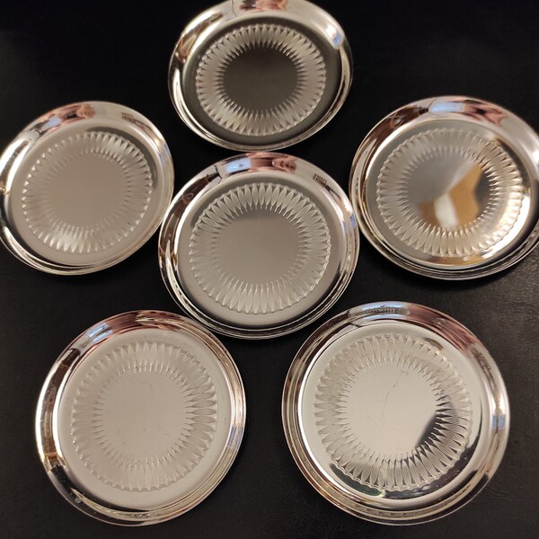 Silver Coaster - Etsy