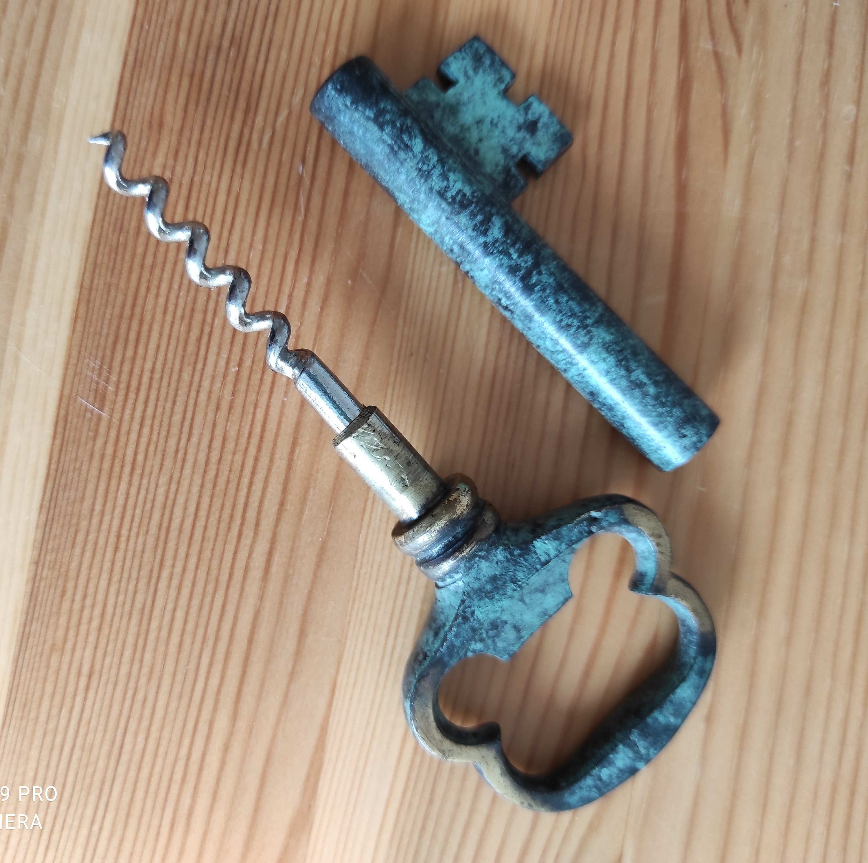 Vintage Brass Corkscrew German Bottle Opener Old Brass - Etsy