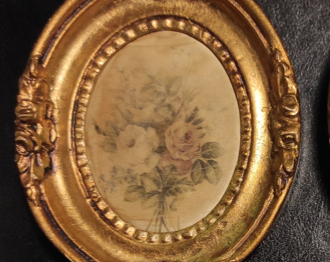 Small Vintage Italian Gold Photo Frame for Picture or Photo No Glass ...