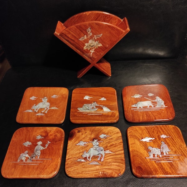 Lacquer Coasters - Etsy