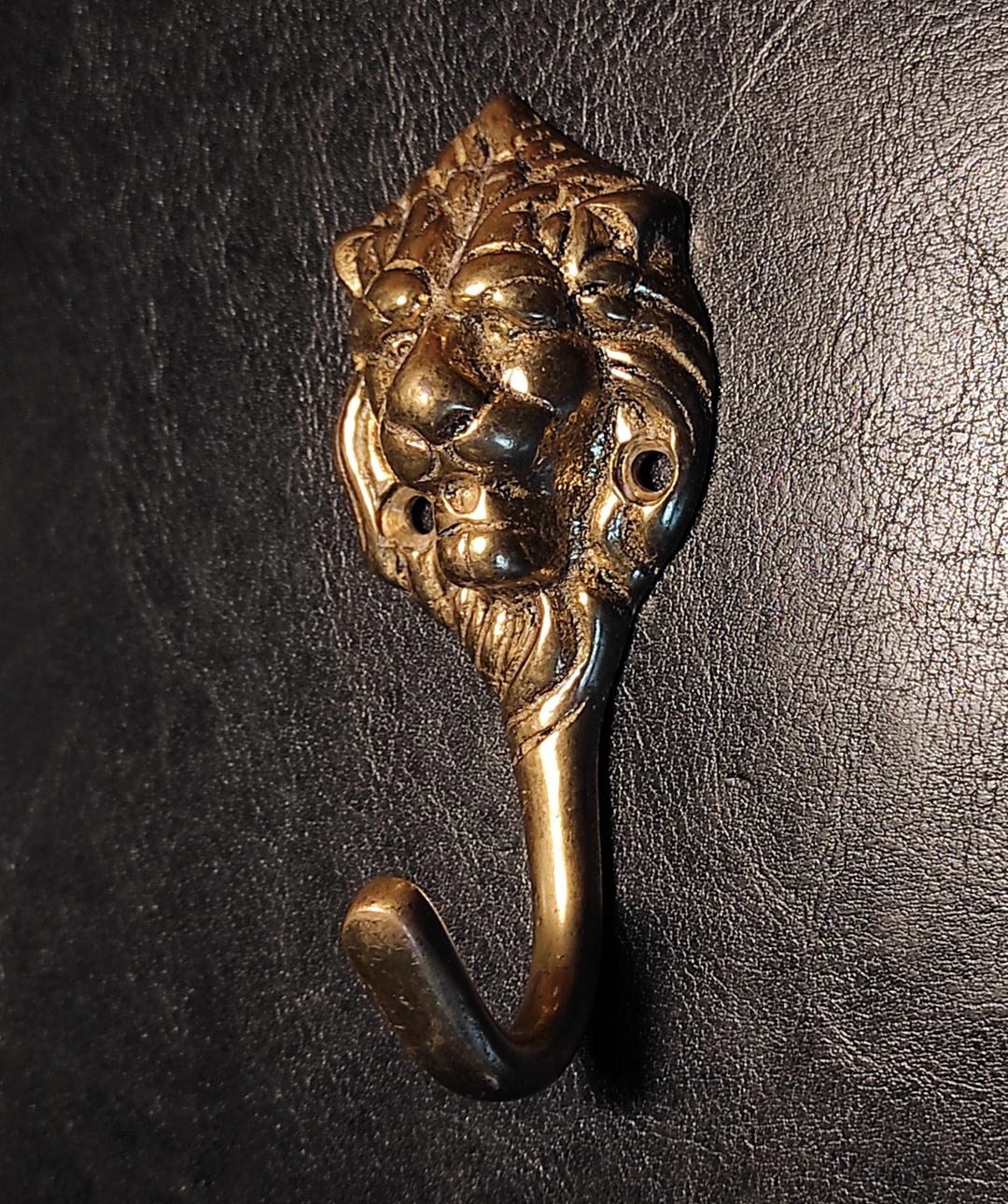 Vintage Brass Coat Hook/mid Century Coat Rack/brass Coat Hook for ...