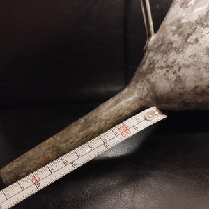 Vintage Large Rusty Metal Galvanized Liquid Funnel / Old Primitive ...