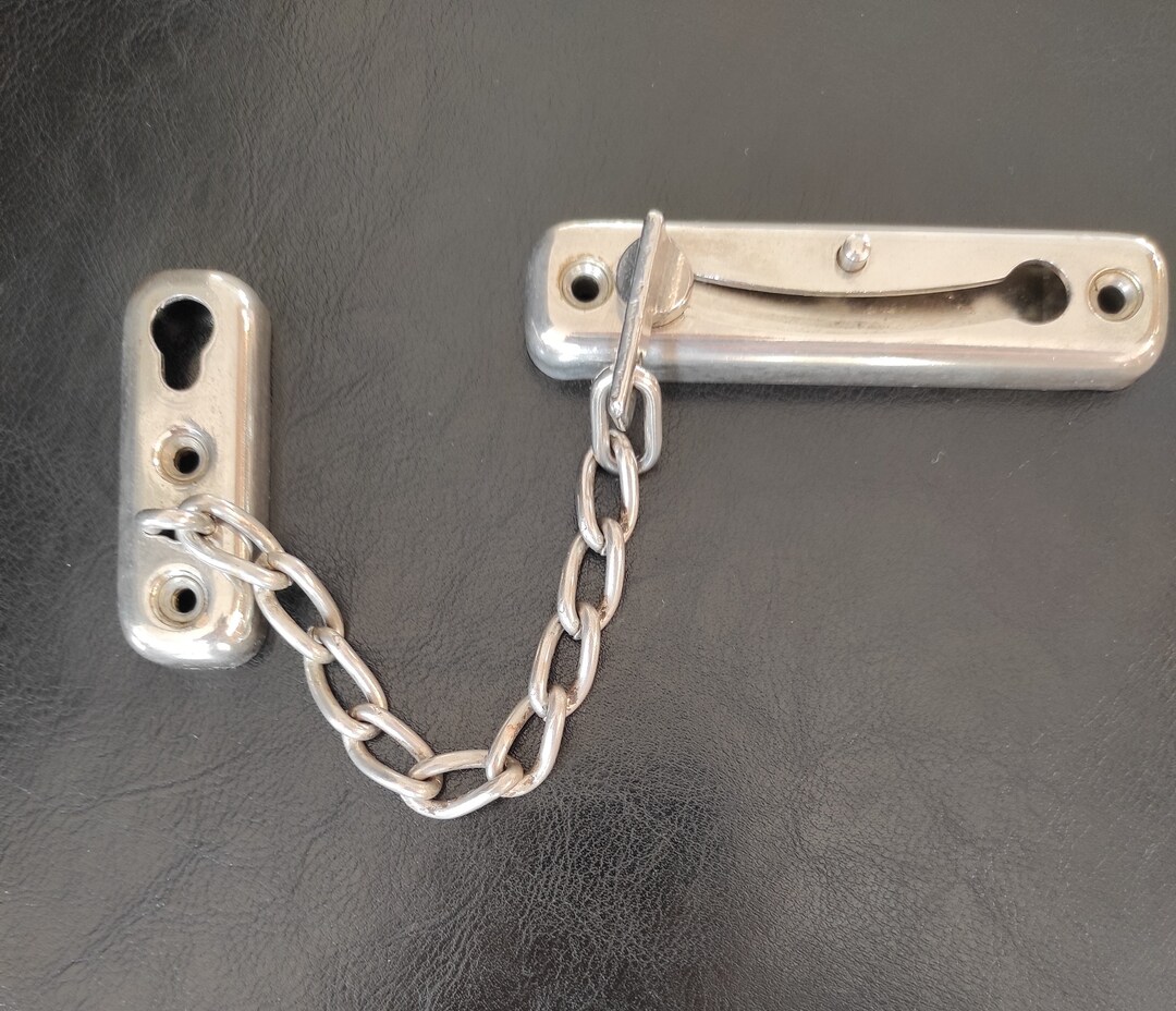 Vintage Steel Door Chain - Etsy