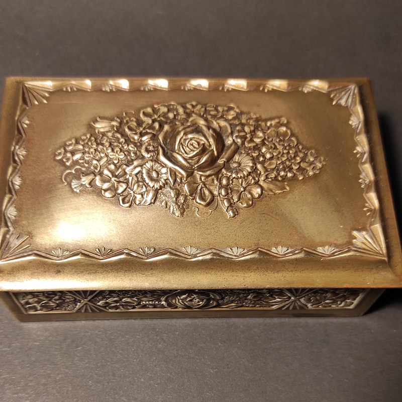 Metal Trinket Box - Etsy