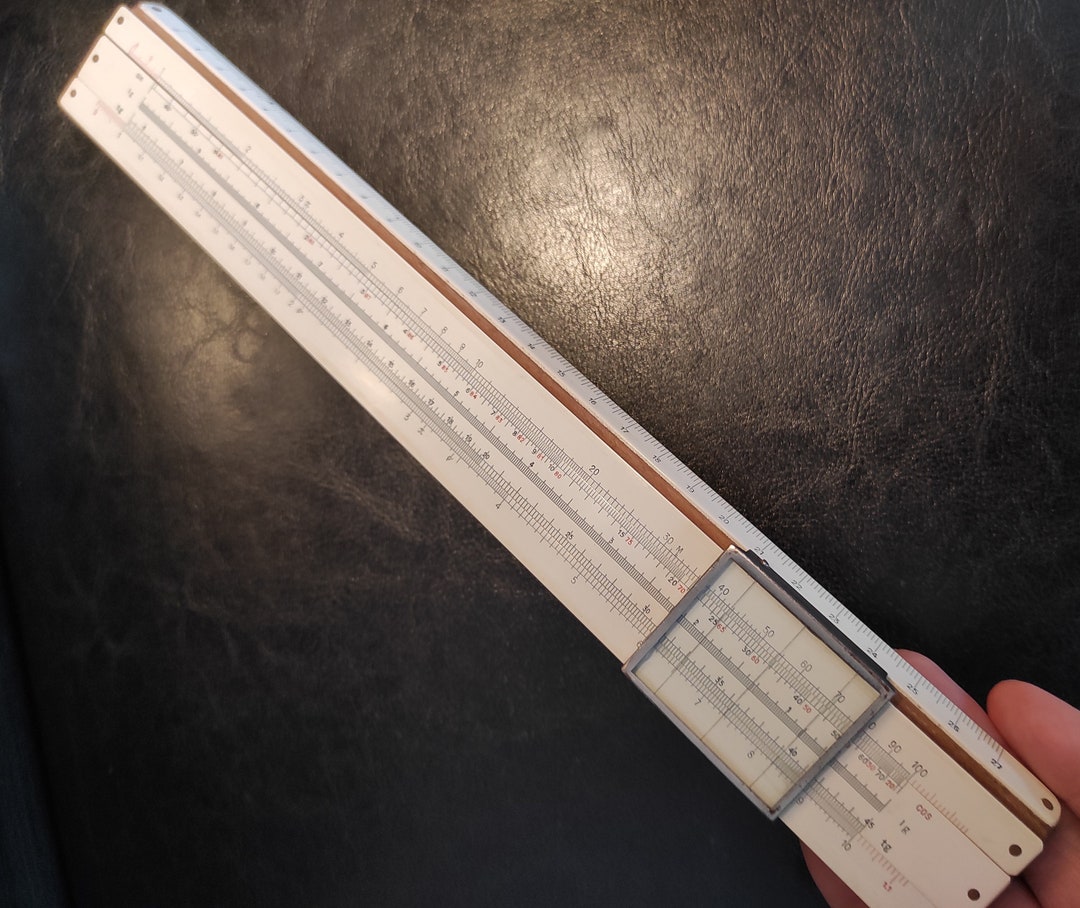 Vintage German Slide Rule Faber Castell Logarithmic Slide Ruler - Etsy