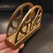 Vintage Brass Napkin Holder Solid Cast Brass Napkin Holder Vintage ...