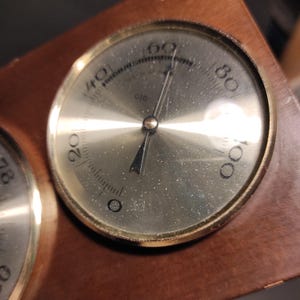 Vintage Room Thermometer, Barometer and Humidity Meter/ Old Wall ...