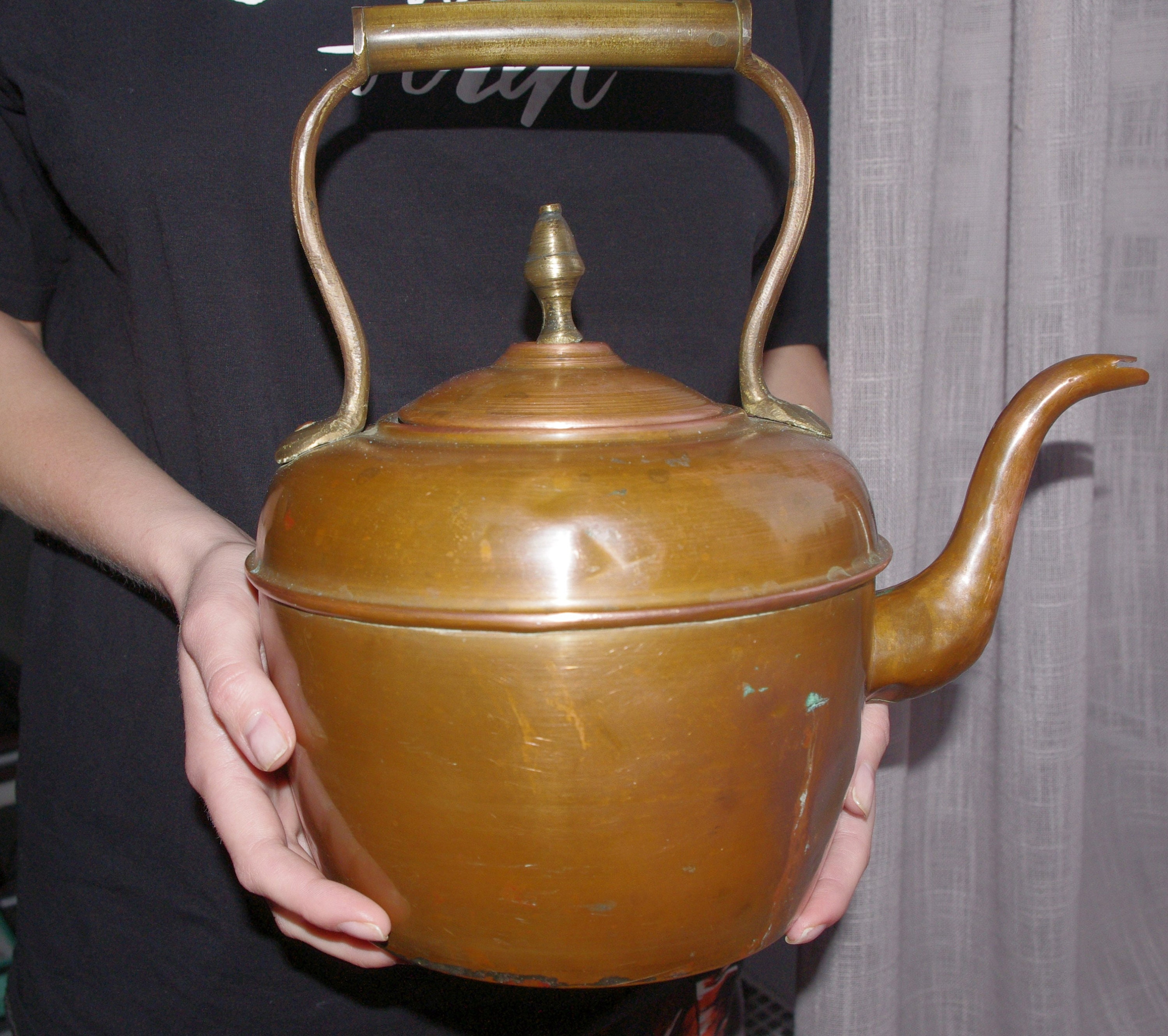Antique Copper Tea Kettle Old Copper Kettle Antique Teapot - Etsy