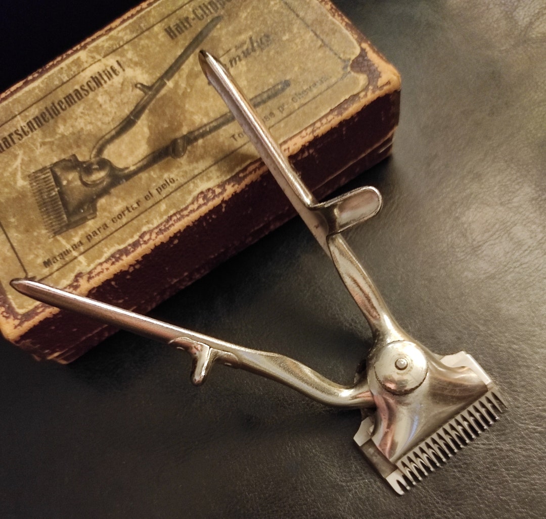 Vintage Mechanical Hair Clipper in Working Order - Vintage Hair Clipper ...