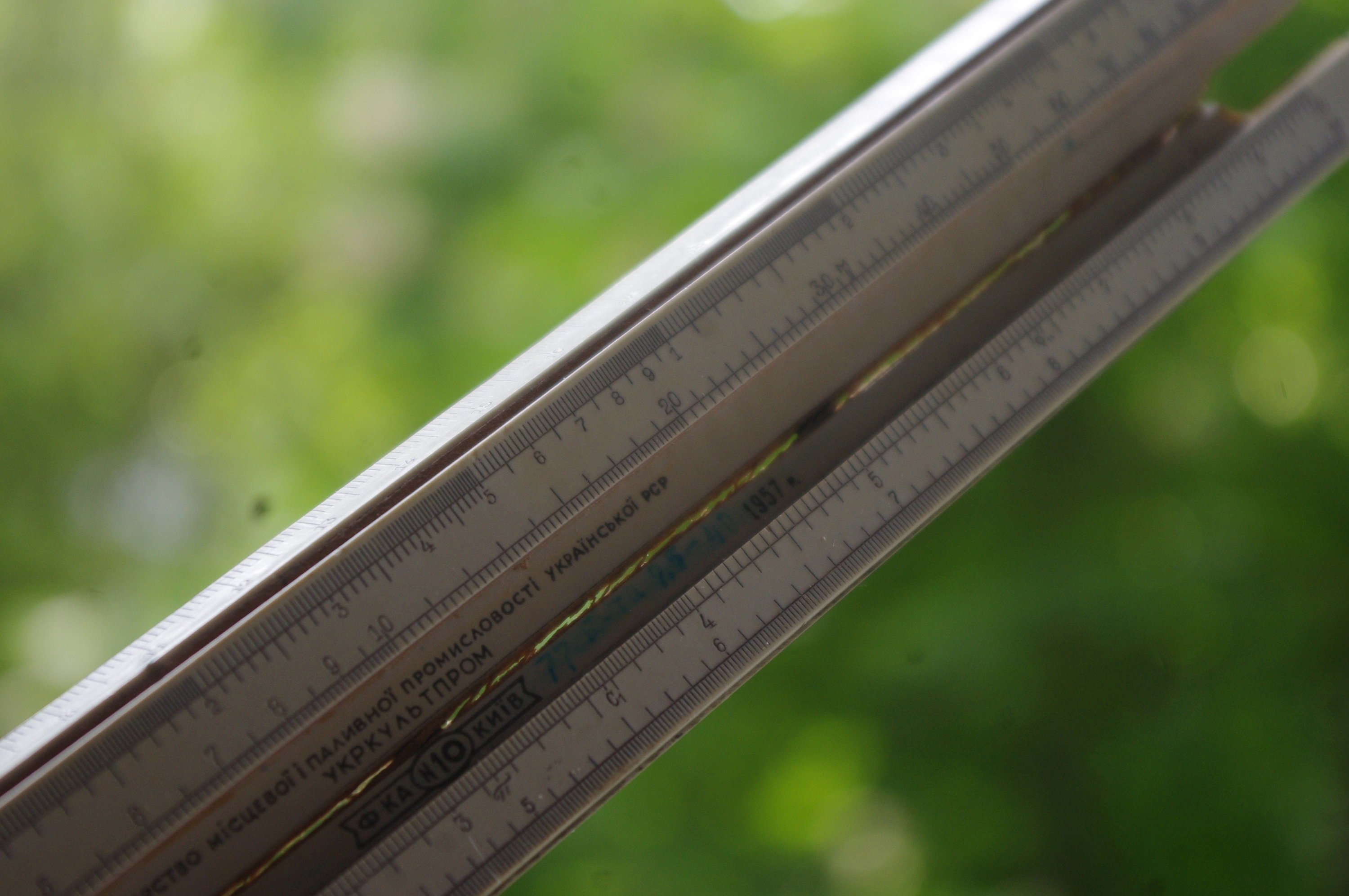 Slide rule Logarithmic ruler. logarithmic scale 1957 | Etsy