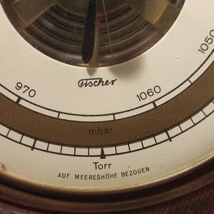 Vintage Barometer - Old German Indoor Wall Weather Station - Etsy