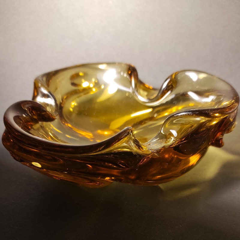 Glass Ashtray - Etsy
