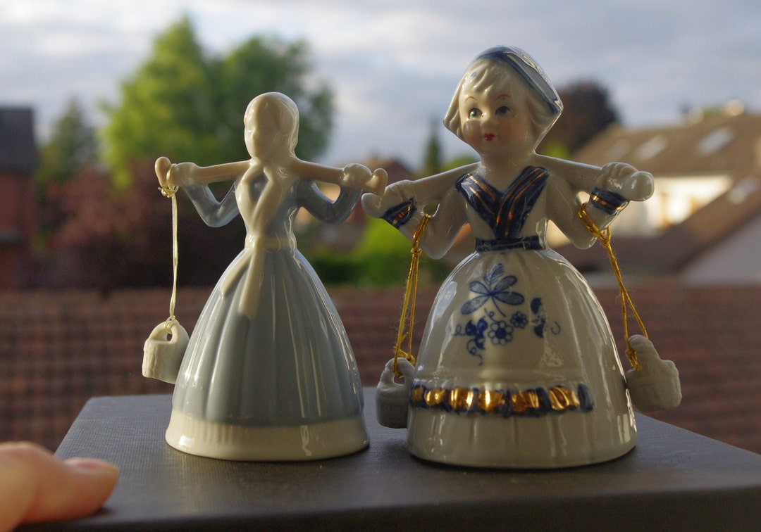 Bells for the Collection. Set of Two Antique Porcelain Bells - Etsy