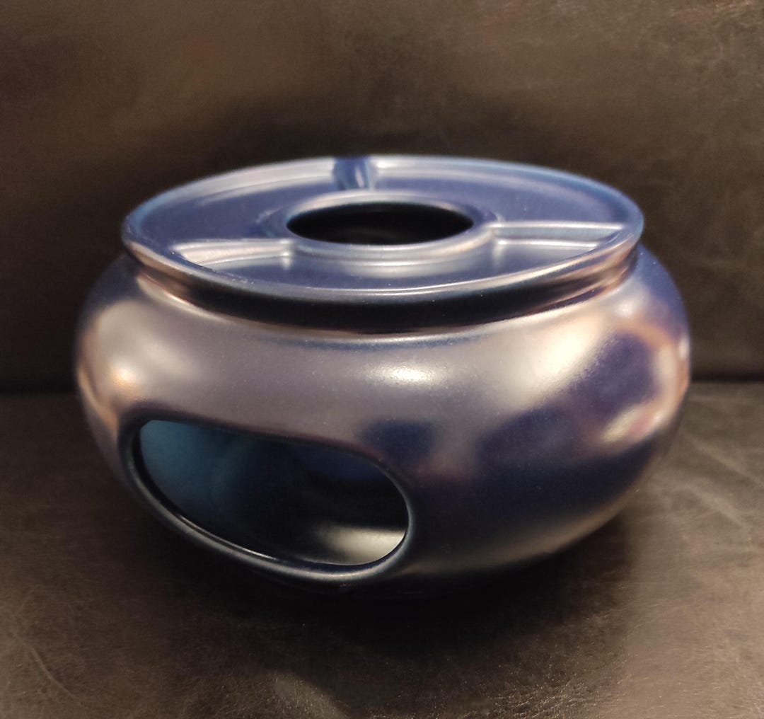 Vintage Ceramic German Teapot Warmer Dark Blue Serving Teapot Warmer ...