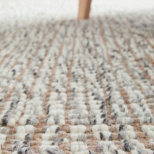 Scandi Handloomed Wool & Jute Grey Runner Rug - Etsy