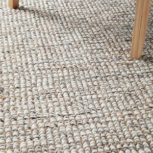 Scandi Handloomed Wool & Jute Grey Runner Rug - Etsy