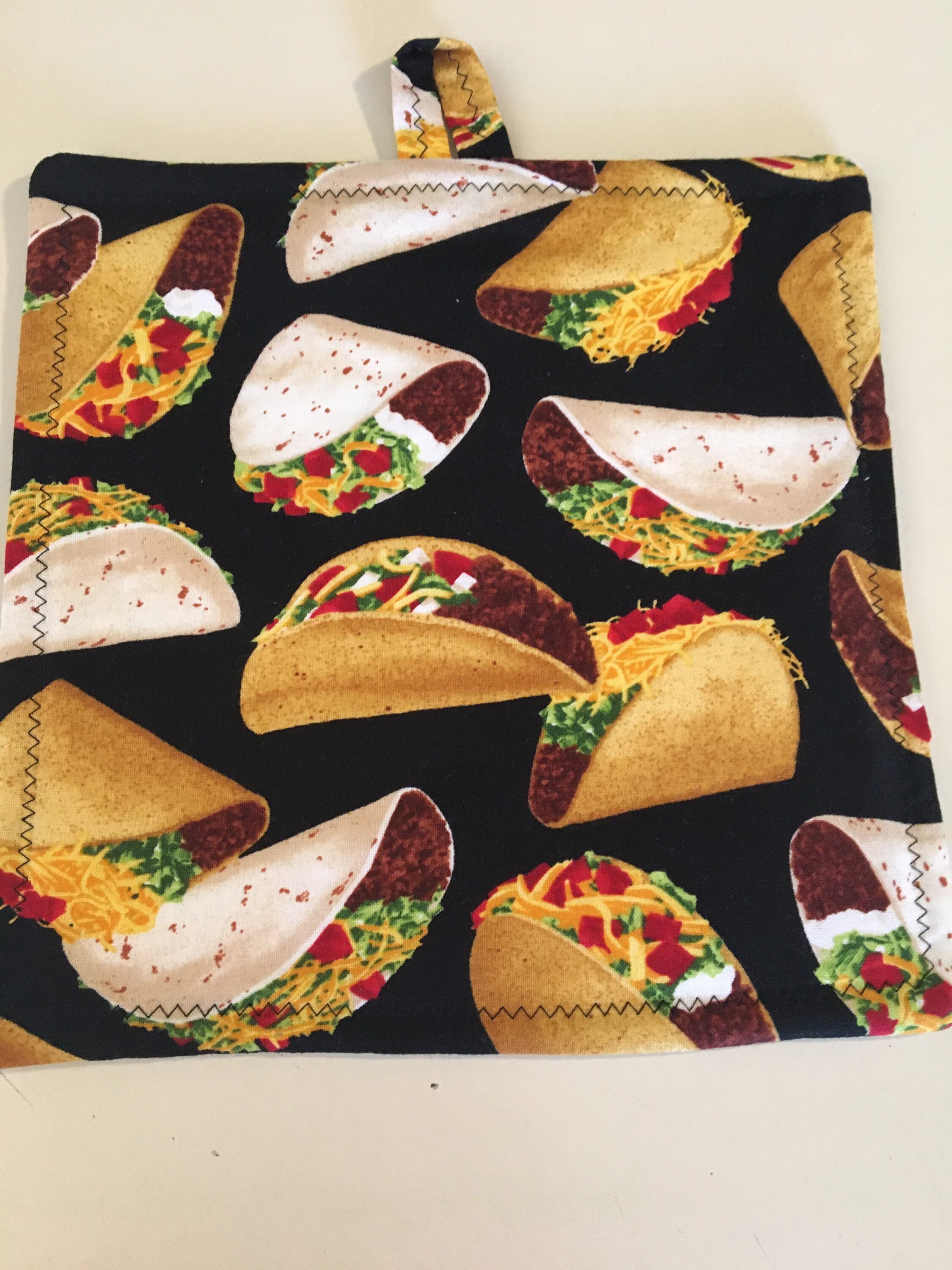 2 PIECE SET / Taco Lover Handmade Potholder Gift Set / Machine - Etsy UK
