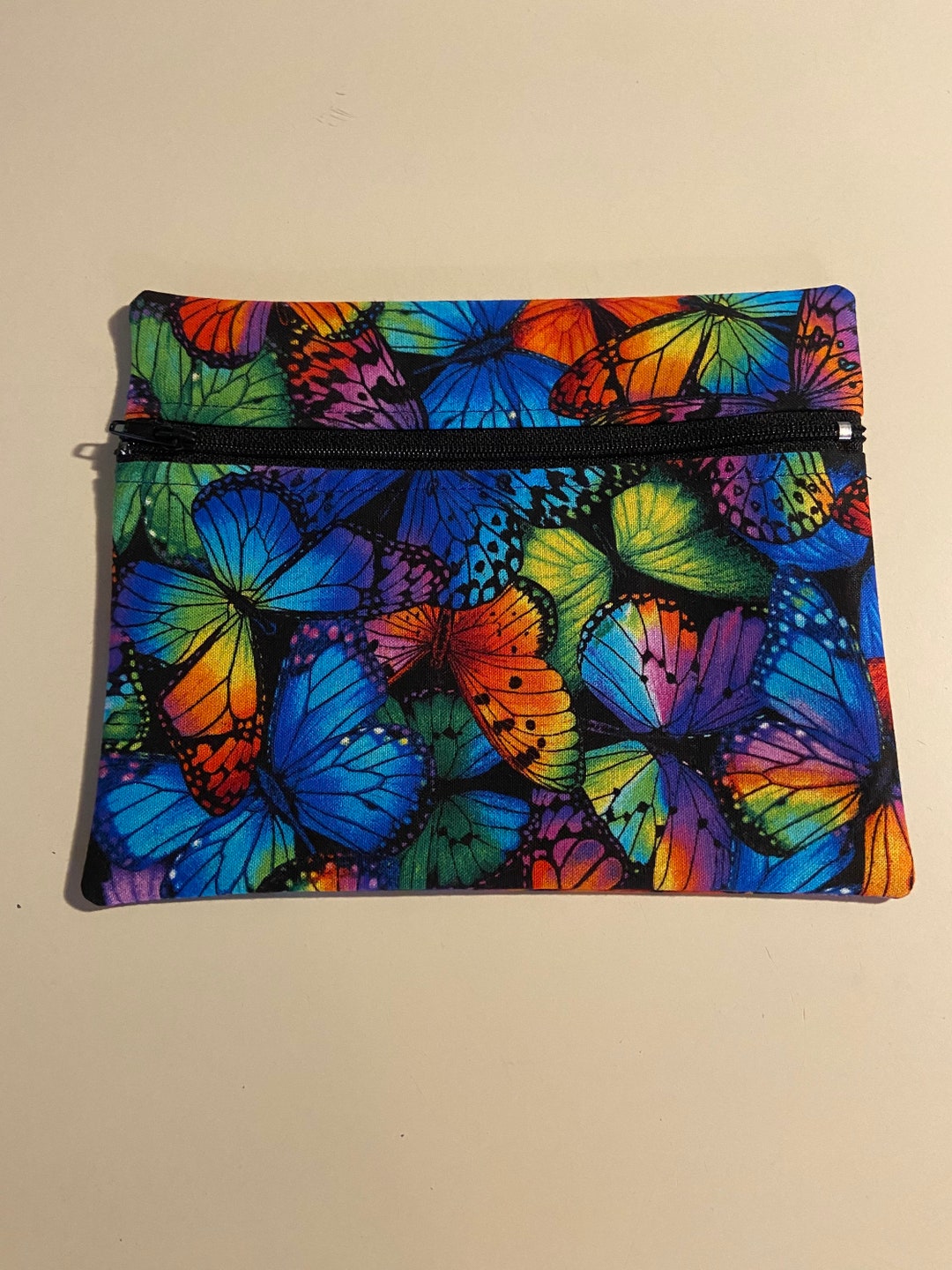 BUTTERFLY Pouch / Vape Pouch / Purse Pouch / Zippered, Fully Lined, and ...