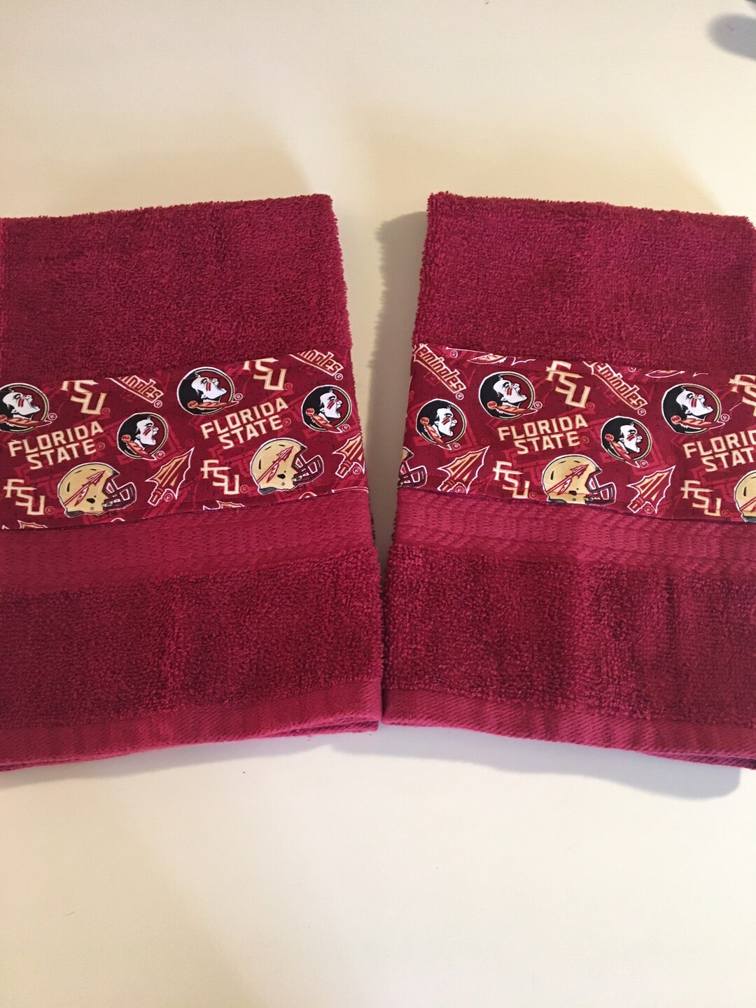 FSU 2 PIECE SET Seminoles Hand Towel Gift Set - Etsy