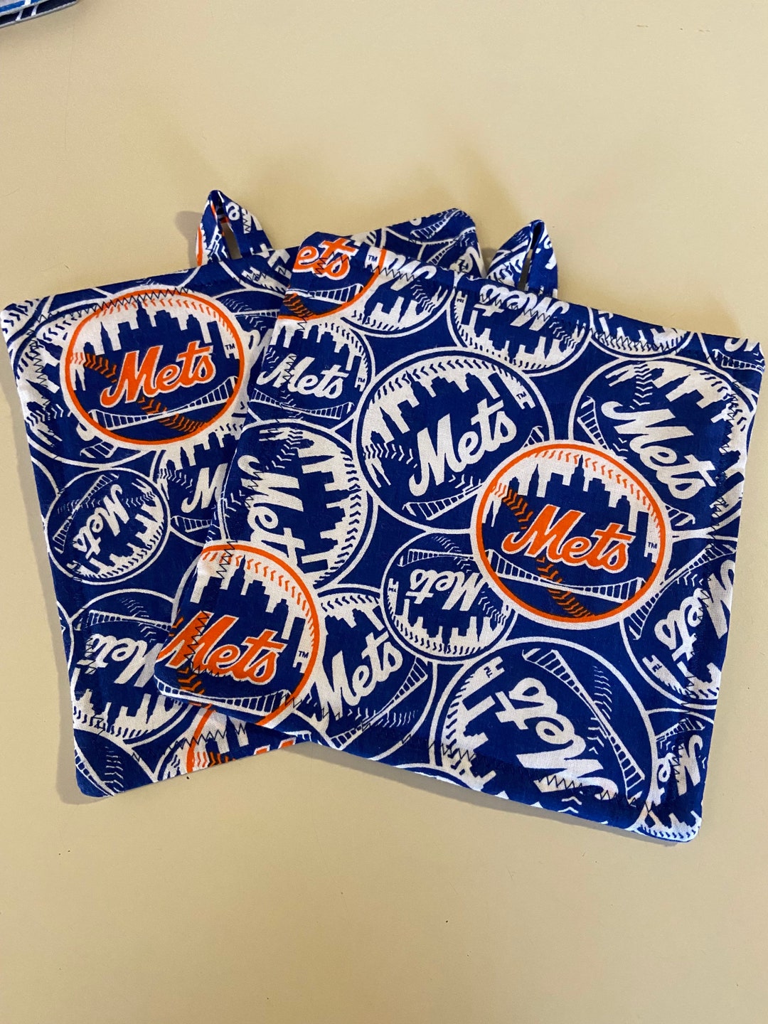 NY METS 2 Pc Set / Handmade Potholders / Machine Washable / New York Mets Baseball Gift Set - Etsy