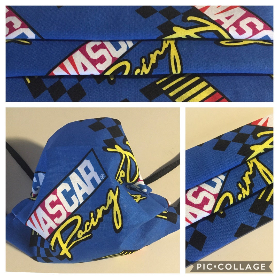 NASCAR Racing Face Mask / Washable Reusable / Available in 2 - Etsy