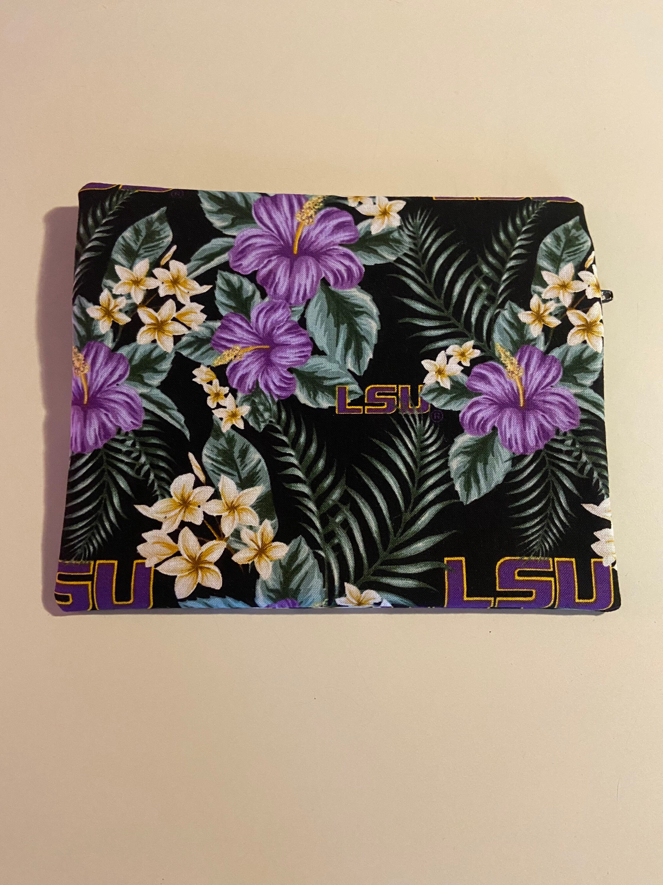 LSU TIGERS Purse Pouch / Zippered Fully Lined & Machine - Etsy UK