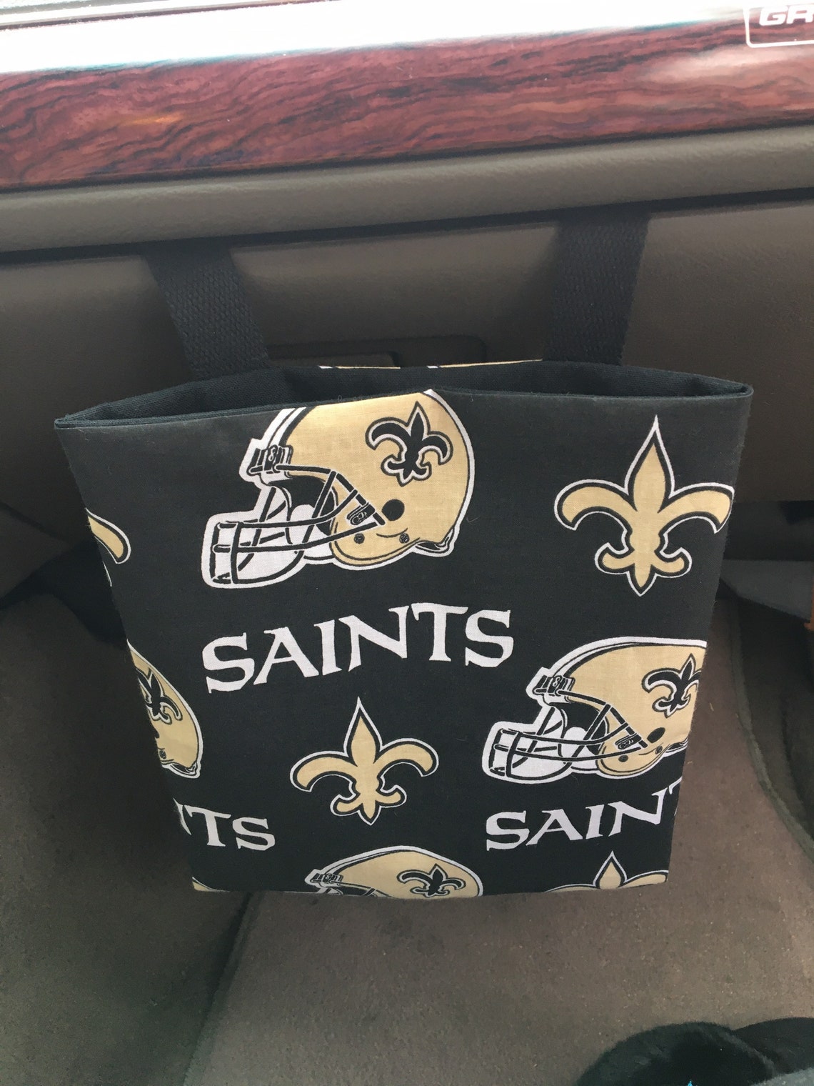 SAINTS Car Trash Bag / Organizer / Storage / Fully Lined | Etsy