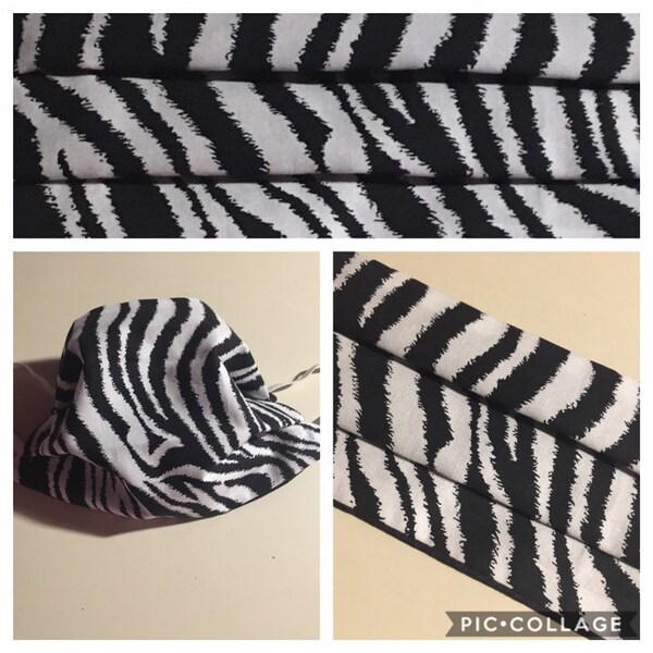 Zebra Mask - Etsy