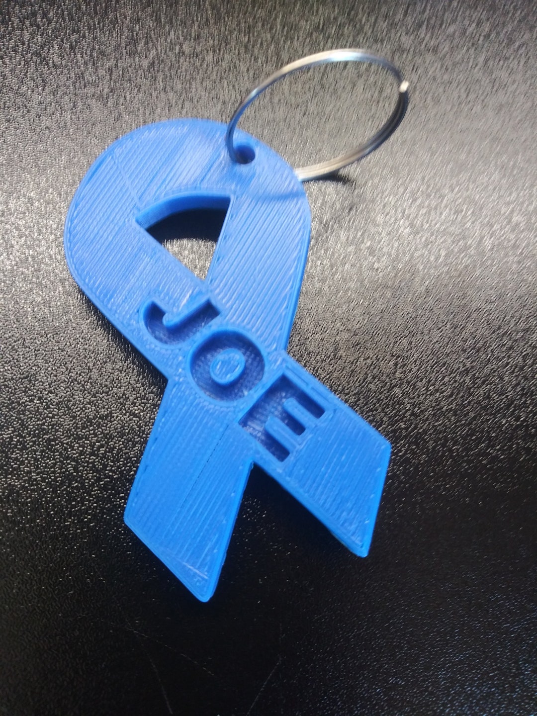 Colon Cancer Awareness Ribbon-personalized Keychain - Etsy