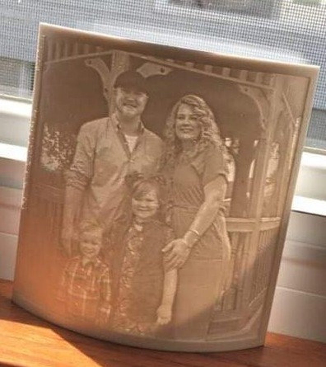 Personalized Photo-window Plate - Etsy