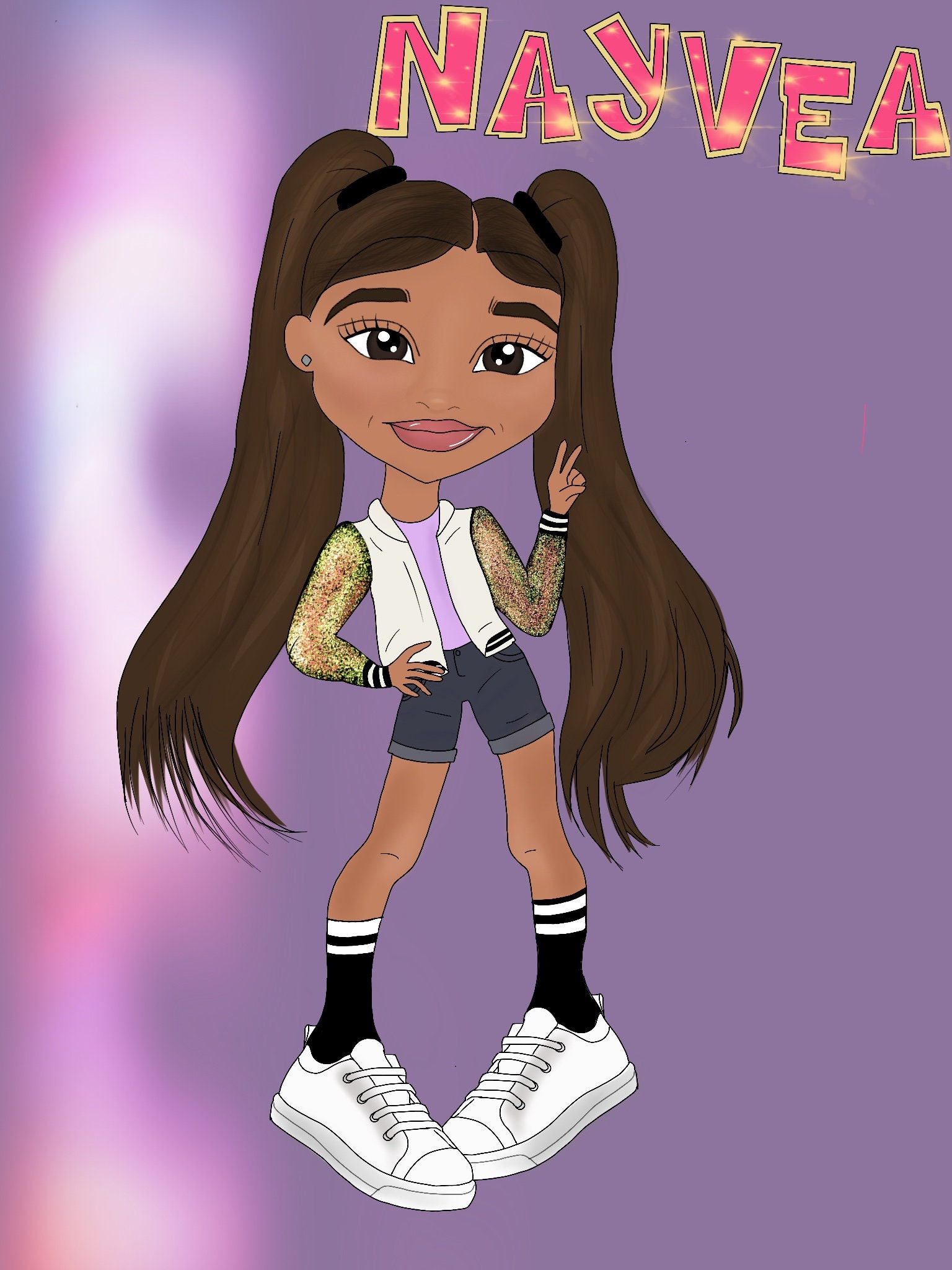 Custom Bratz Digital Art Portrait - Etsy UK