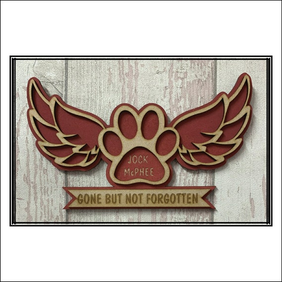 Memory Dog Plaque Dog Gift Mdf Dog Plaque Remember Dog Pet - Etsy