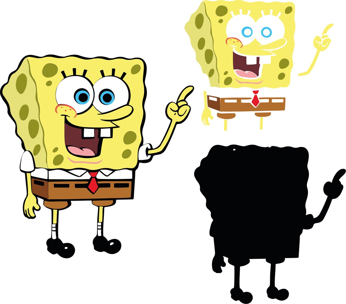 SpongeBob SquarePants svg SpongeBob for cricut Layered | Etsy