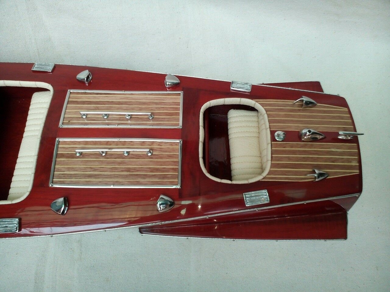 High Quality Handmade Wooden Triple Cockpit 26 Wooden Speed Boat Wood ...