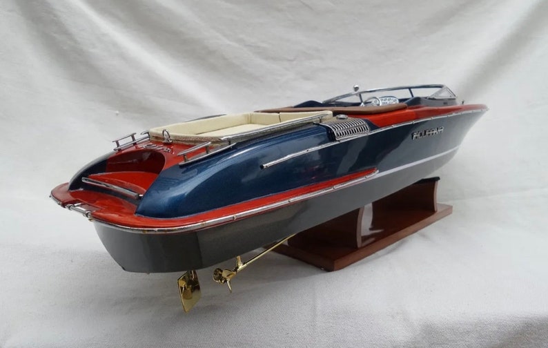 Handmade Wooden Riva Aquarama 26" Wood Model Speed Boat High Quality - Etsy