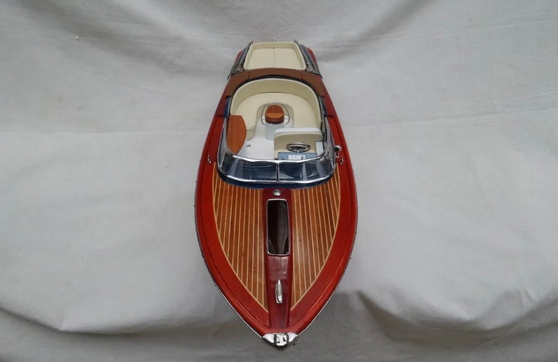 Handmade Wooden Riva Aquarama 26" Wood Model Speed Boat High Quality - Etsy