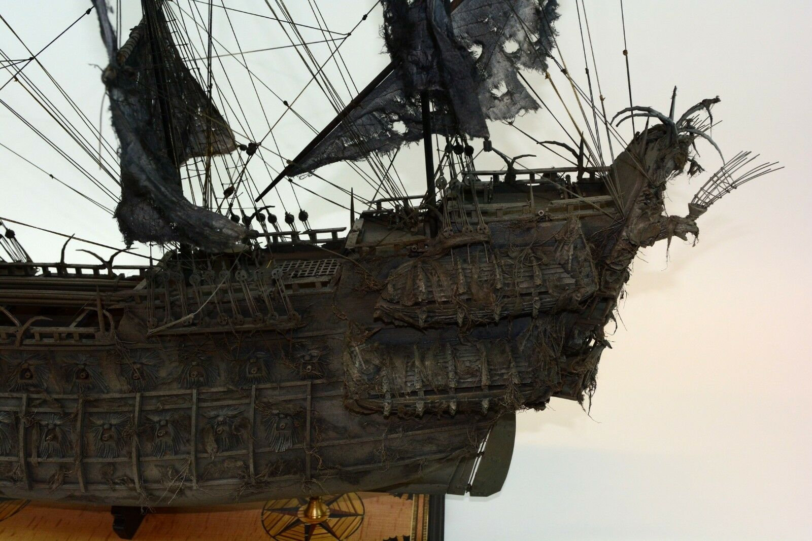 Handmade Wooden Flying Dutchman Model Ship Fully Assembled 36 Inches ...