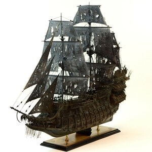 Handmade Wooden Flying Dutchman Model Ship Fully Assembled 36 Inches ...