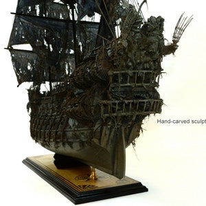 Handmade Wooden Flying Dutchman Model Ship Fully Assembled 36 Inches ...