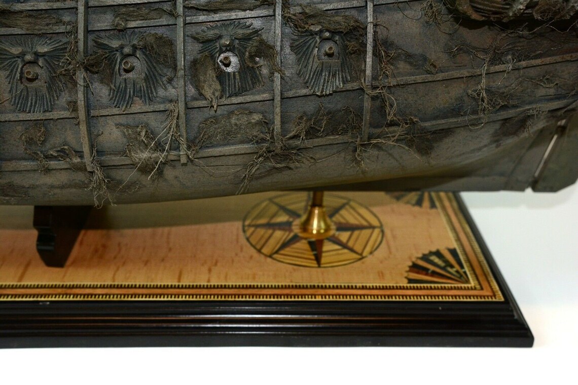 Handmade Wooden Flying Dutchman Model Ship Fully Assembled 36 Inches ...