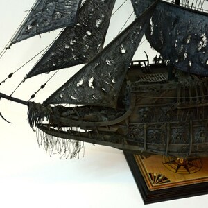 Handmade Wooden Flying Dutchman Model Ship Fully Assembled 36 Inches ...