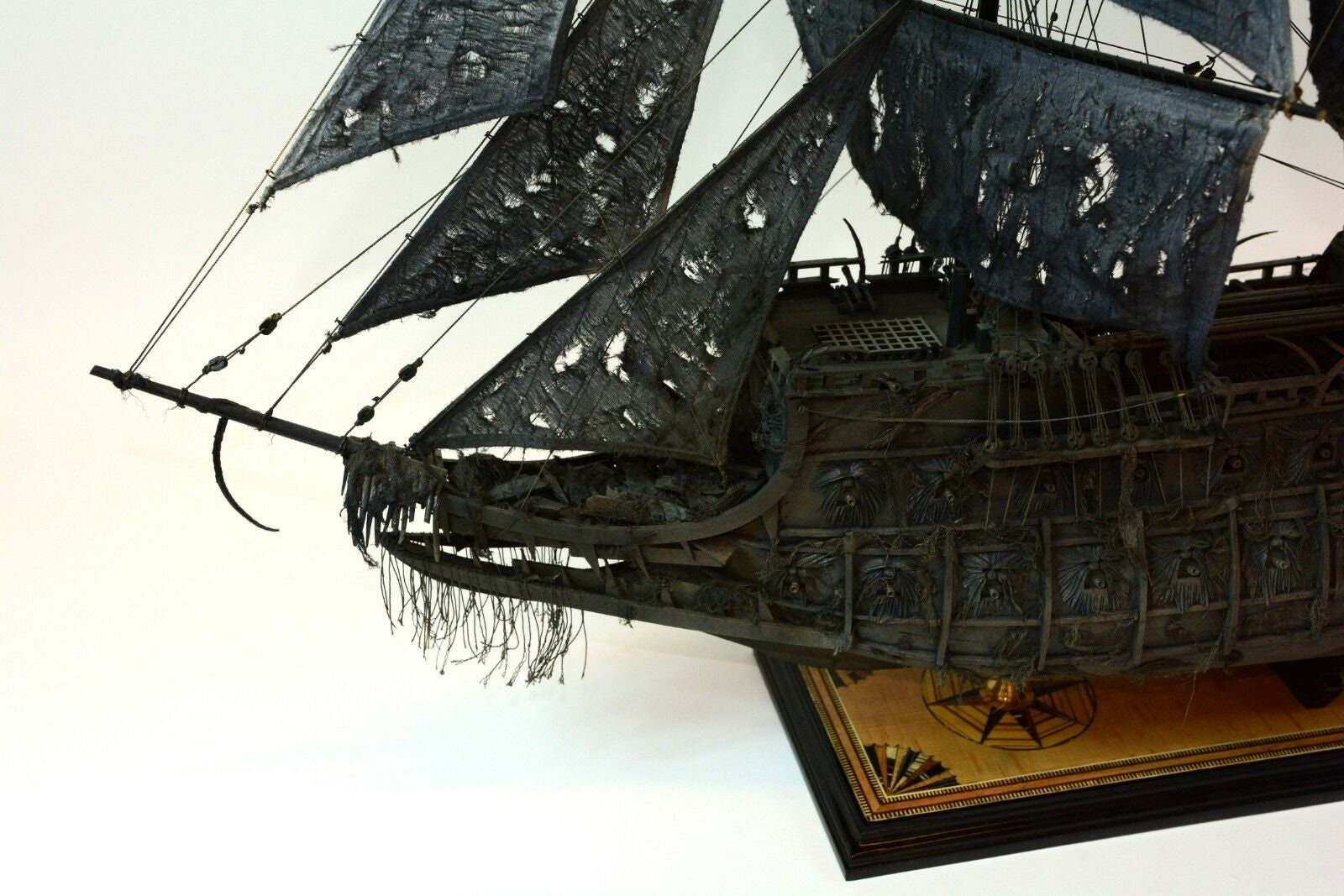 Handmade Wooden Flying Dutchman Model Ship Fully Assembled 36 Inches ...