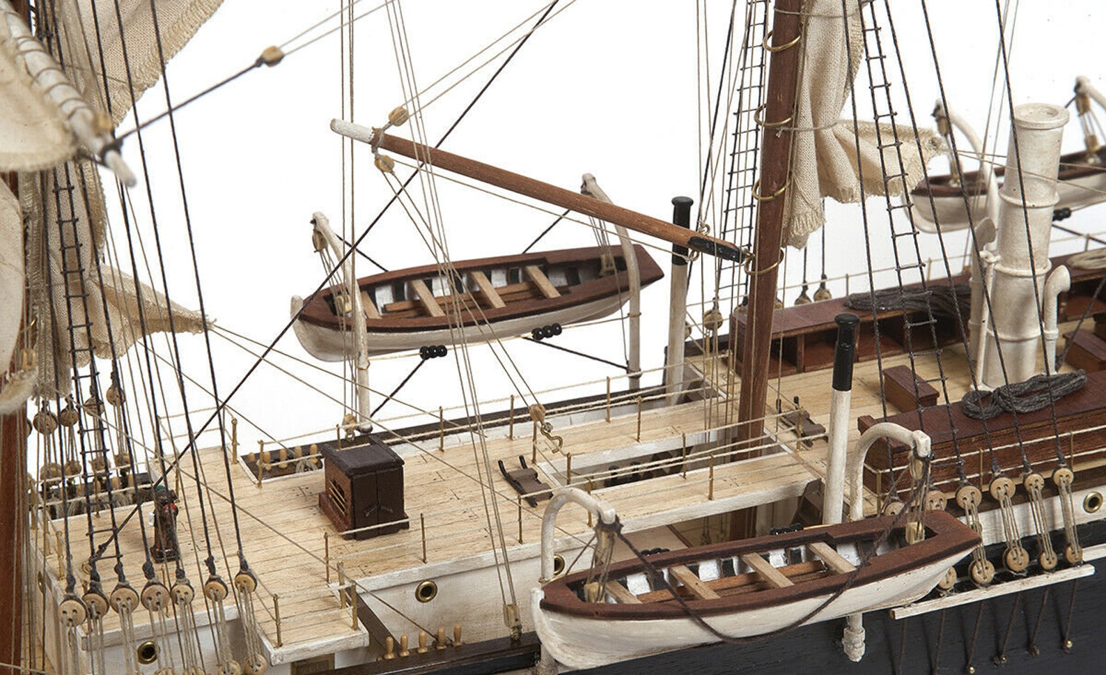 Handmade Wooden Endurance Ship Model Kit Scale 1:70 Height 446 Mm Width ...